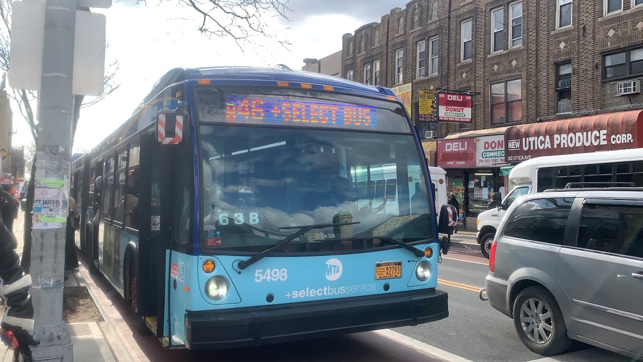 MTA NYC Bus: 2017-2018 NovaBus LFSA 5498 on the B46 SBS - YouTube