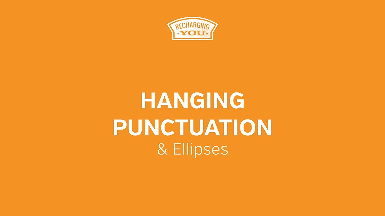Using Hanging Punctuation & Ellipses in Illustrator and InDesign CC ...