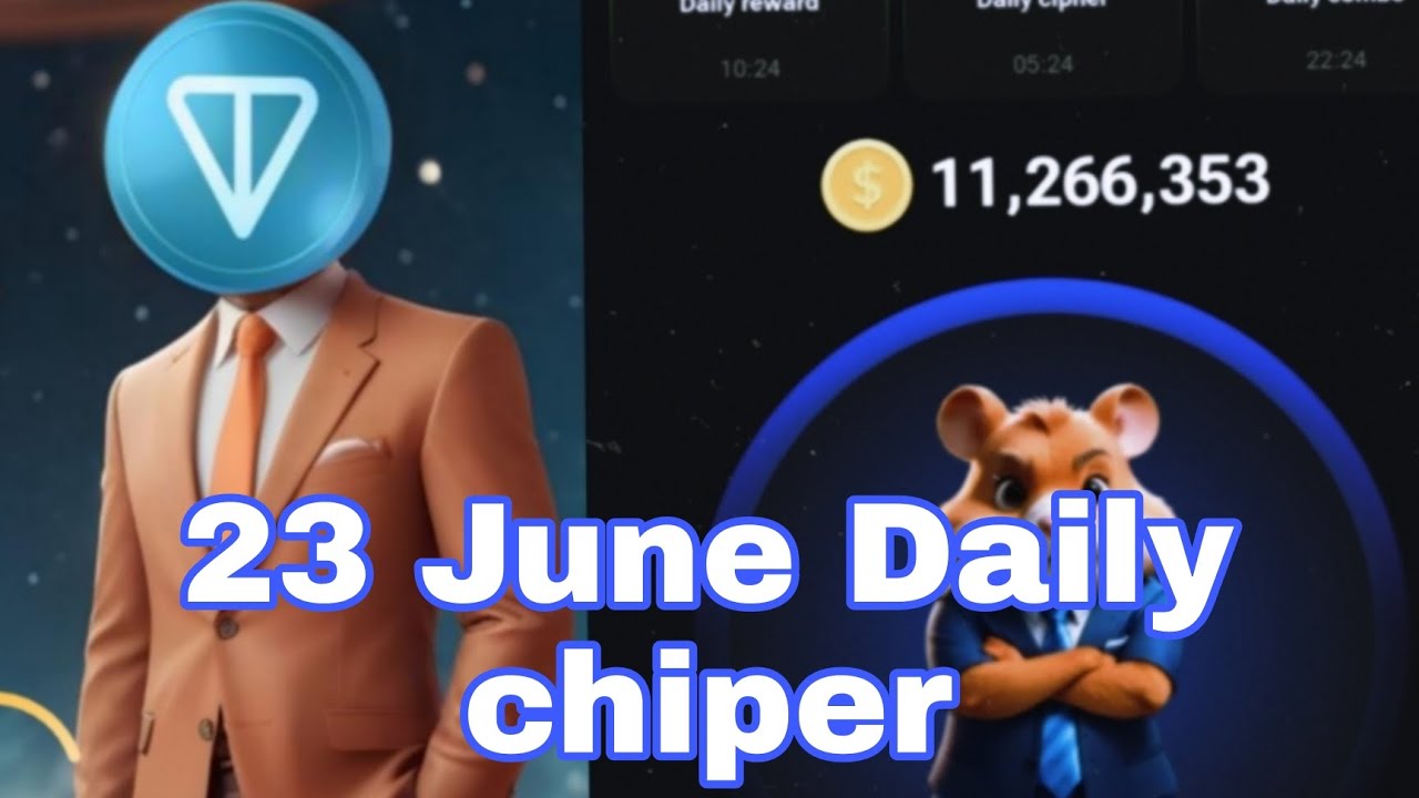 23 June Hamster Kombat Daily cipher Redeem...... - YouTube