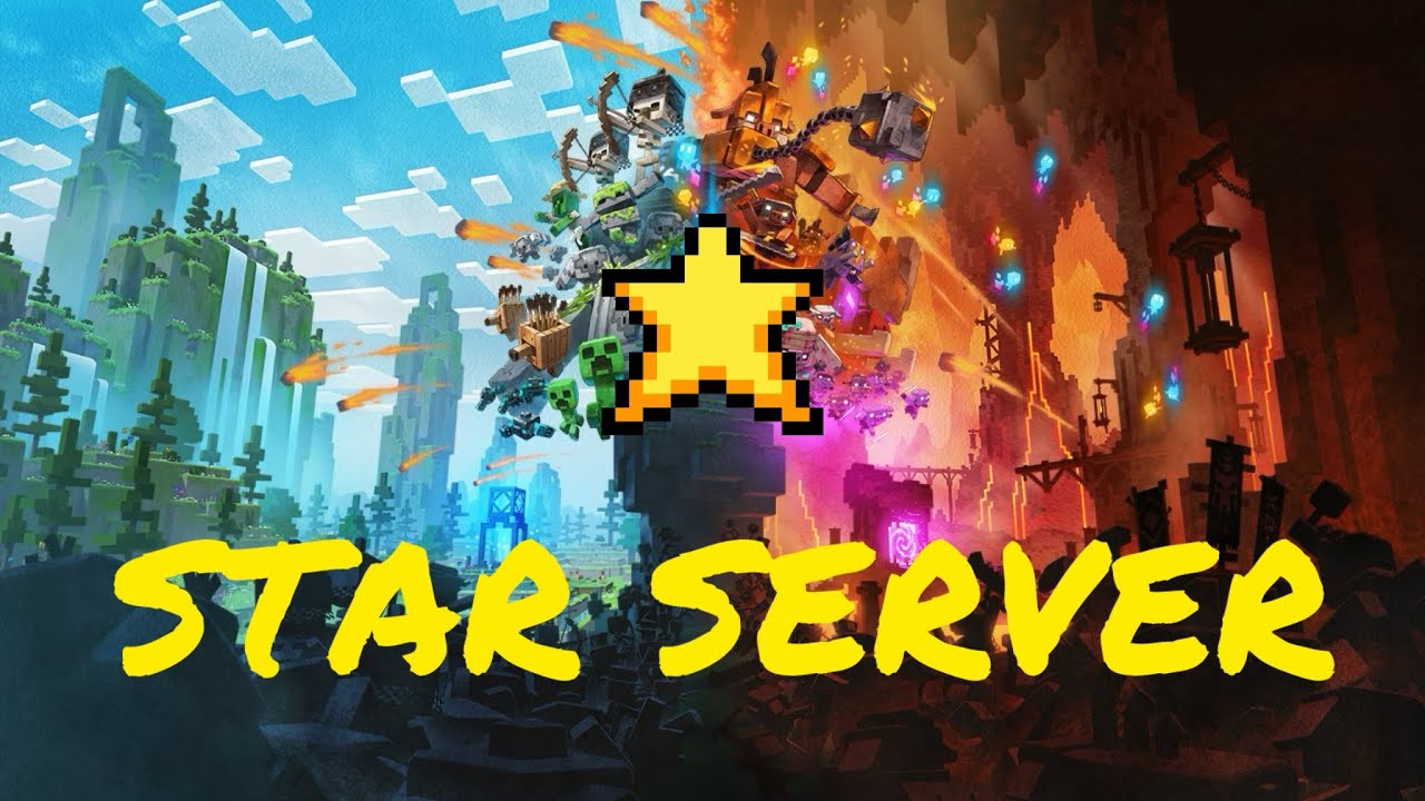 JOIN STAR SERVER(IP AND PORT IN DESCRIPTION) BEDROCK AND JAVA!(ONLINE ...