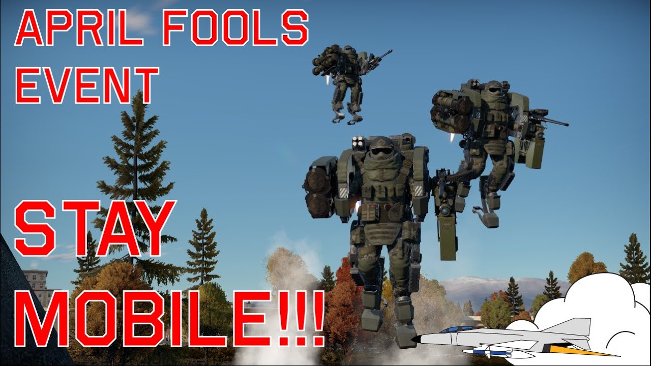 April Fools - Exoskeleton Battle Suits [War Thunder] - YouTube