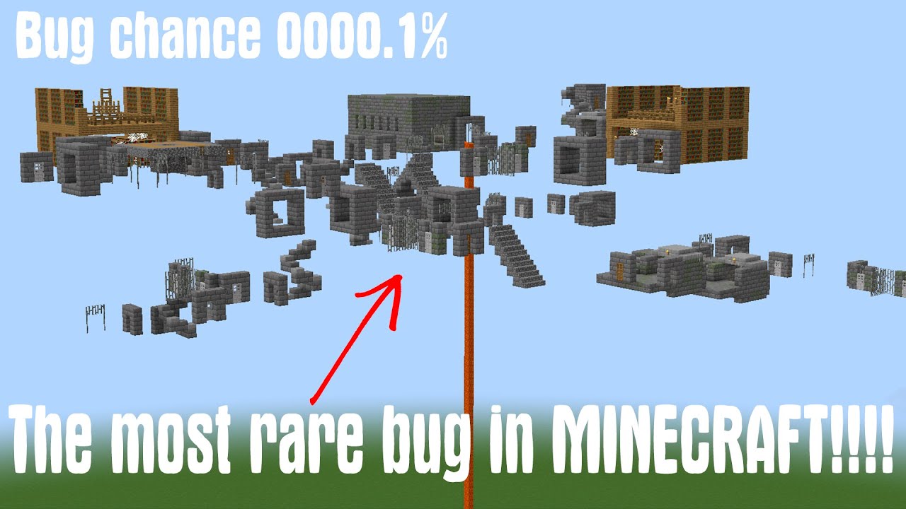 THE RAREST BUG IN MINECRAFT. REVIEW. CHANCE 000000.1% - YouTube