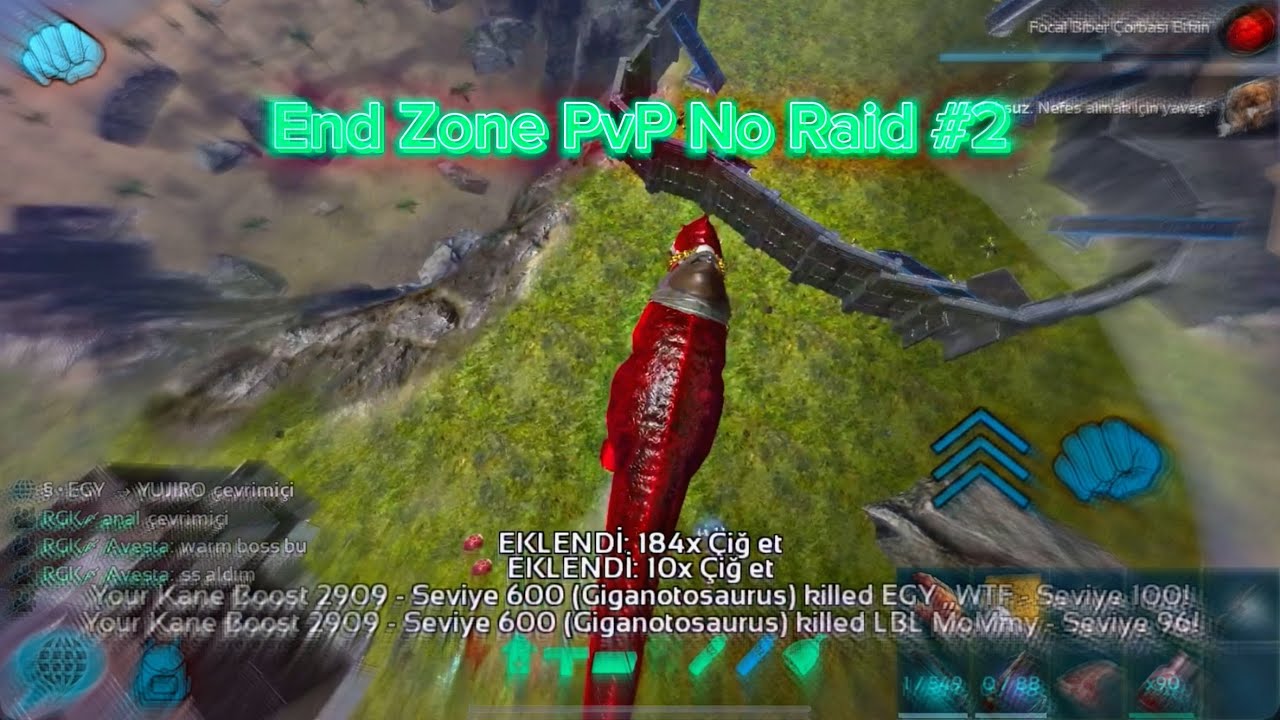 Ark Mobile End Zone Fw PvP No Raid #2 - YouTube