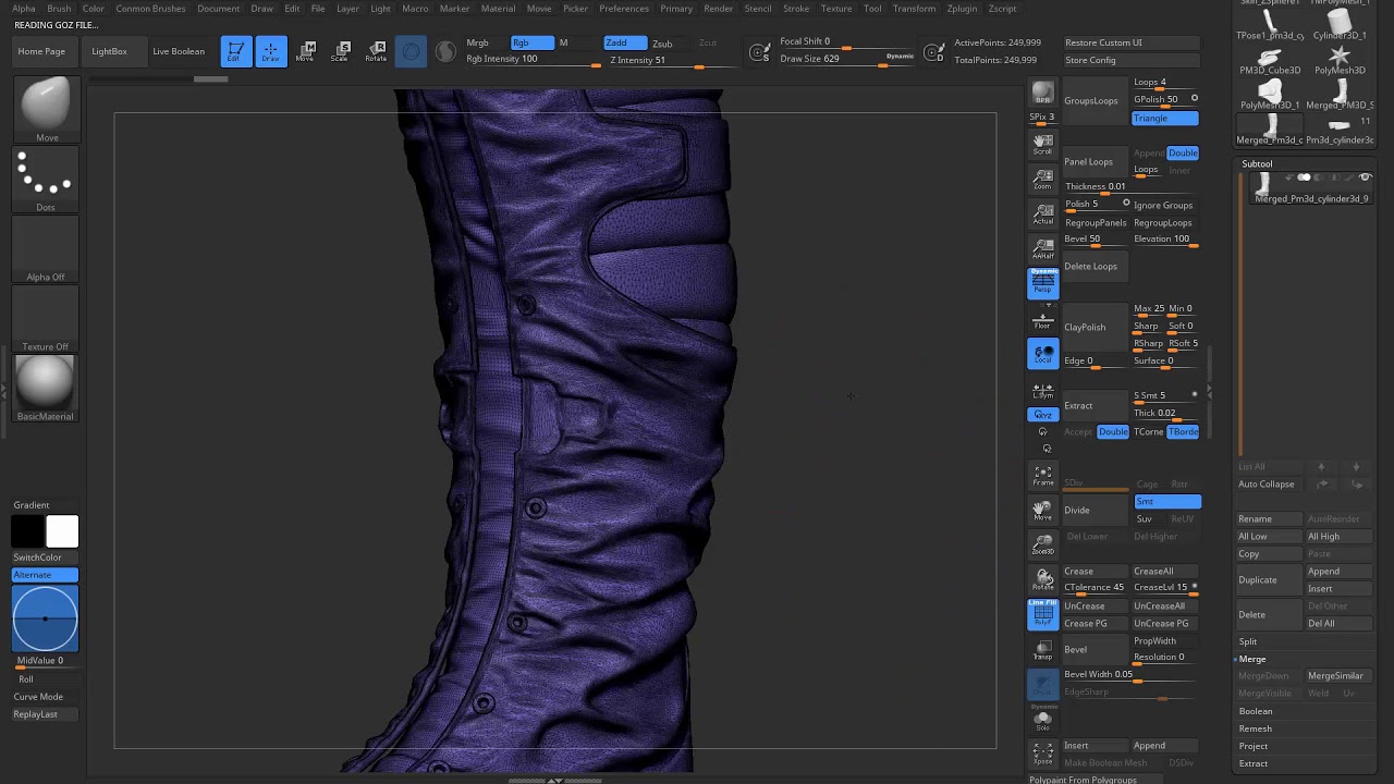 boot creation 14 export to maya - YouTube