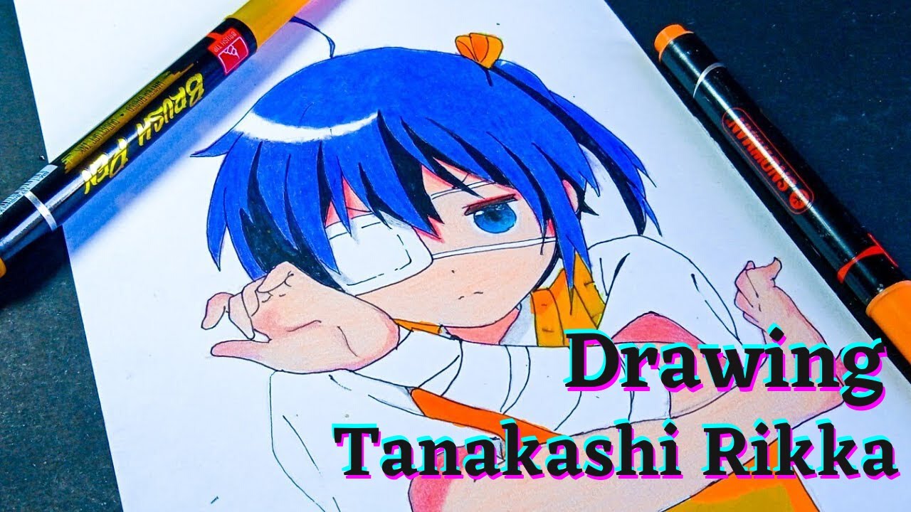 【Drawing】Rikka Takanashi - Chuunibyou Demo Koi ga Shitai | KY Art - YouTube
