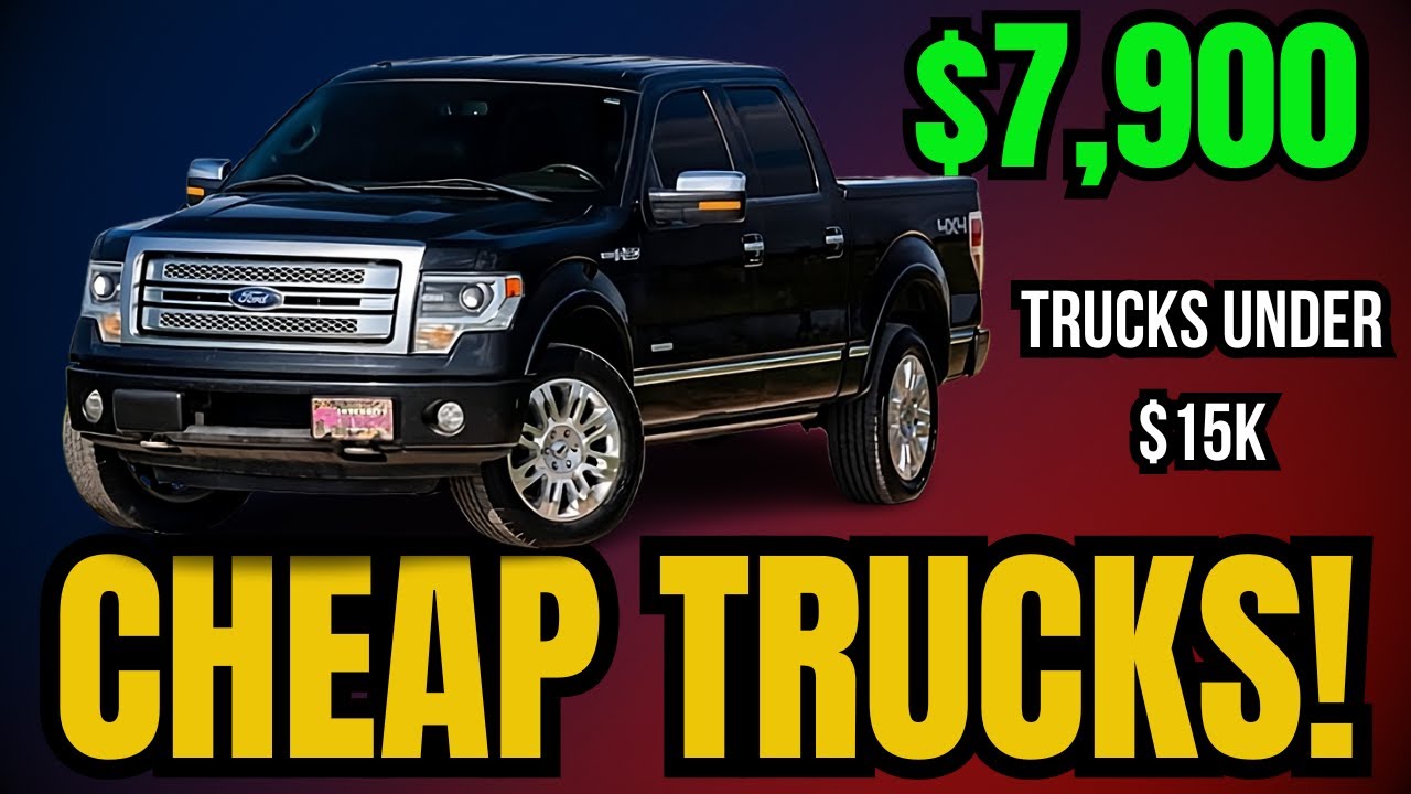Top 5 Used Trucks Under $15K - YouTube