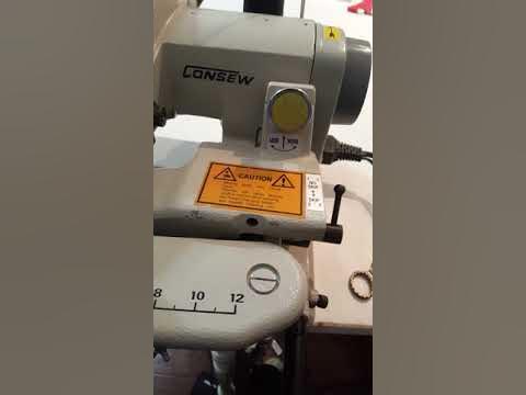 How to sew with a Consew 75t blind hemmer blind stitch machine - YouTube