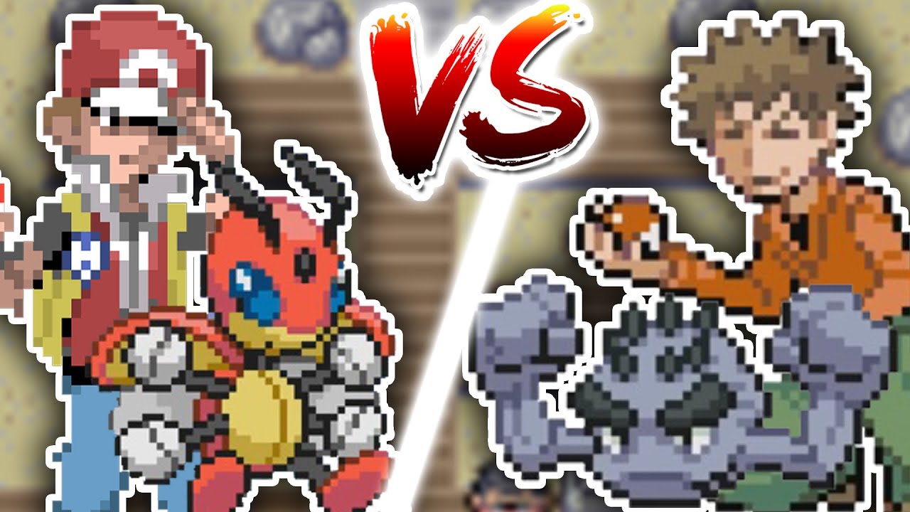 Pokemon Master vs. Brock in Pokemon Radical Red - YouTube