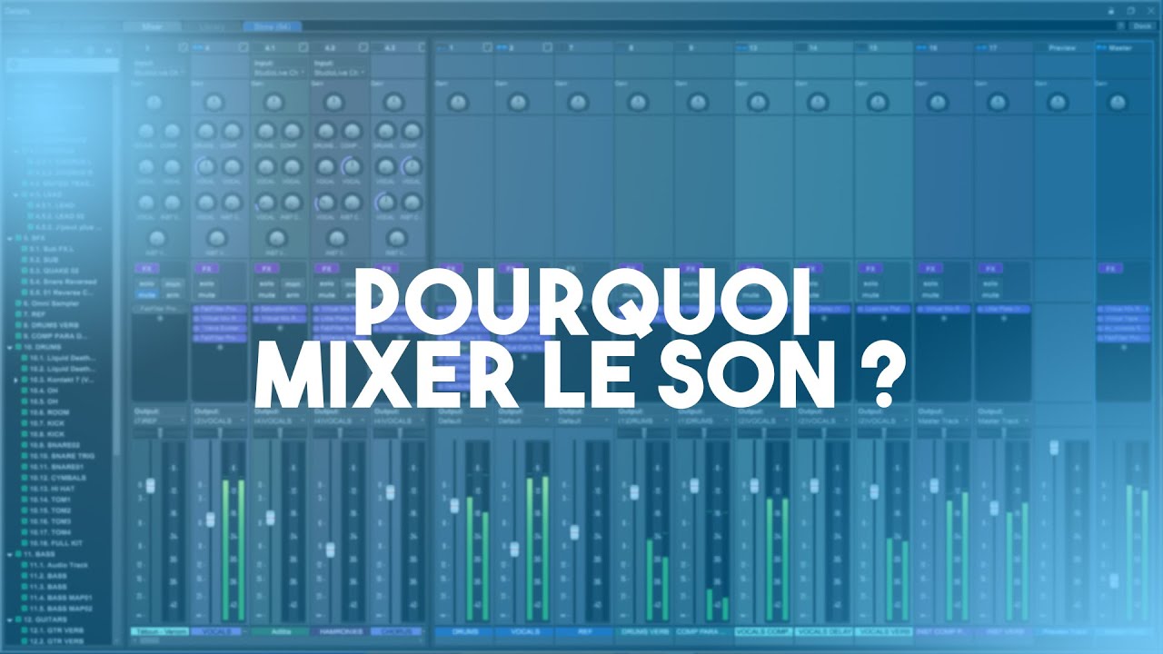 Quel est l'intérêt du mixage son ? - YouTube