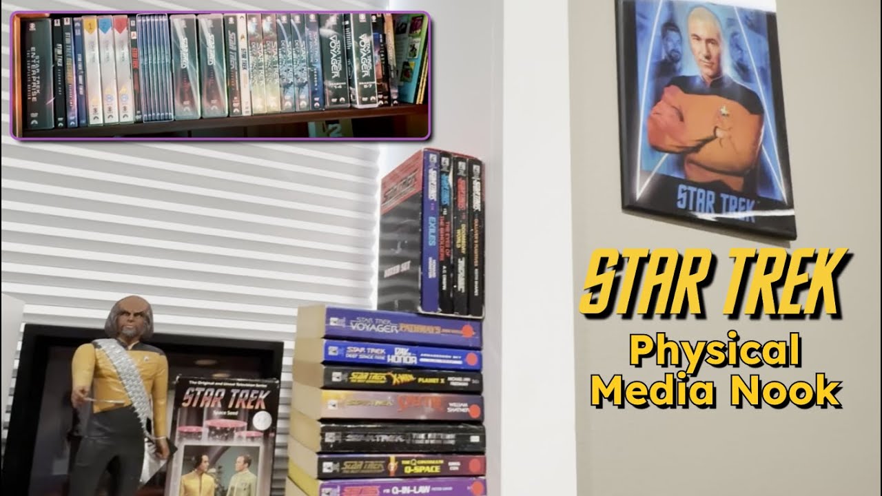 Star Trek DVD, Book, and Poster Collection Tour - YouTube