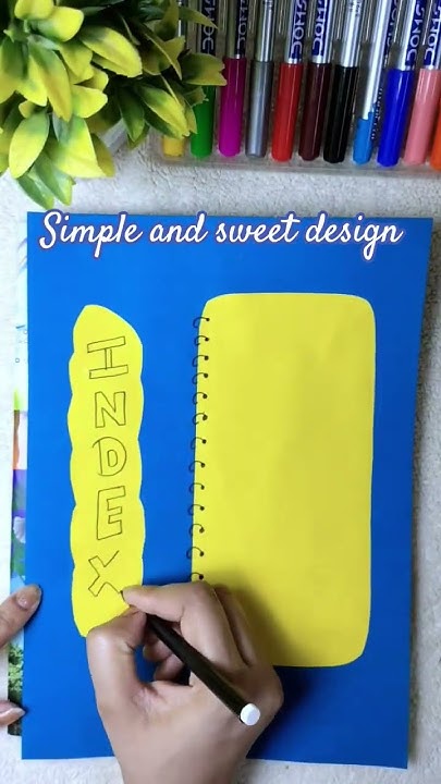 Simple and Elegant Project file Index page design 😍😍😍 #shorts - YouTube