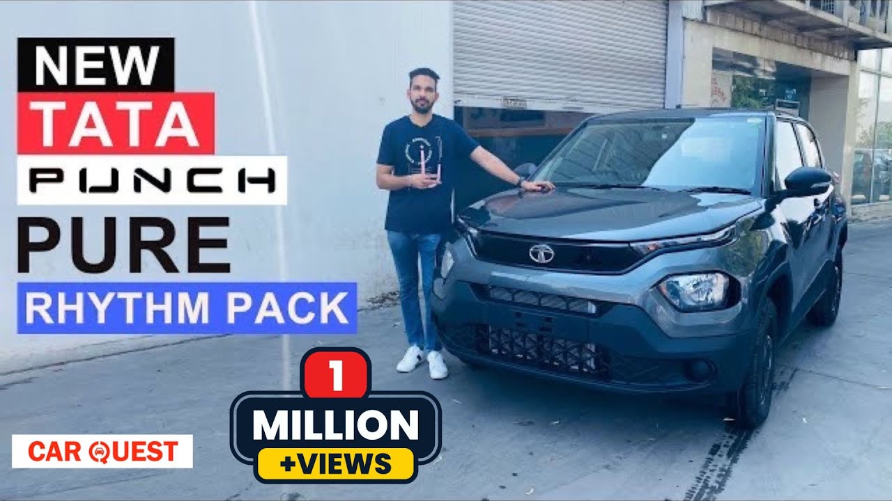 Tata Punch Pure Rhythm Pack detailed walkaround | Pure with Rhythm Pack ...