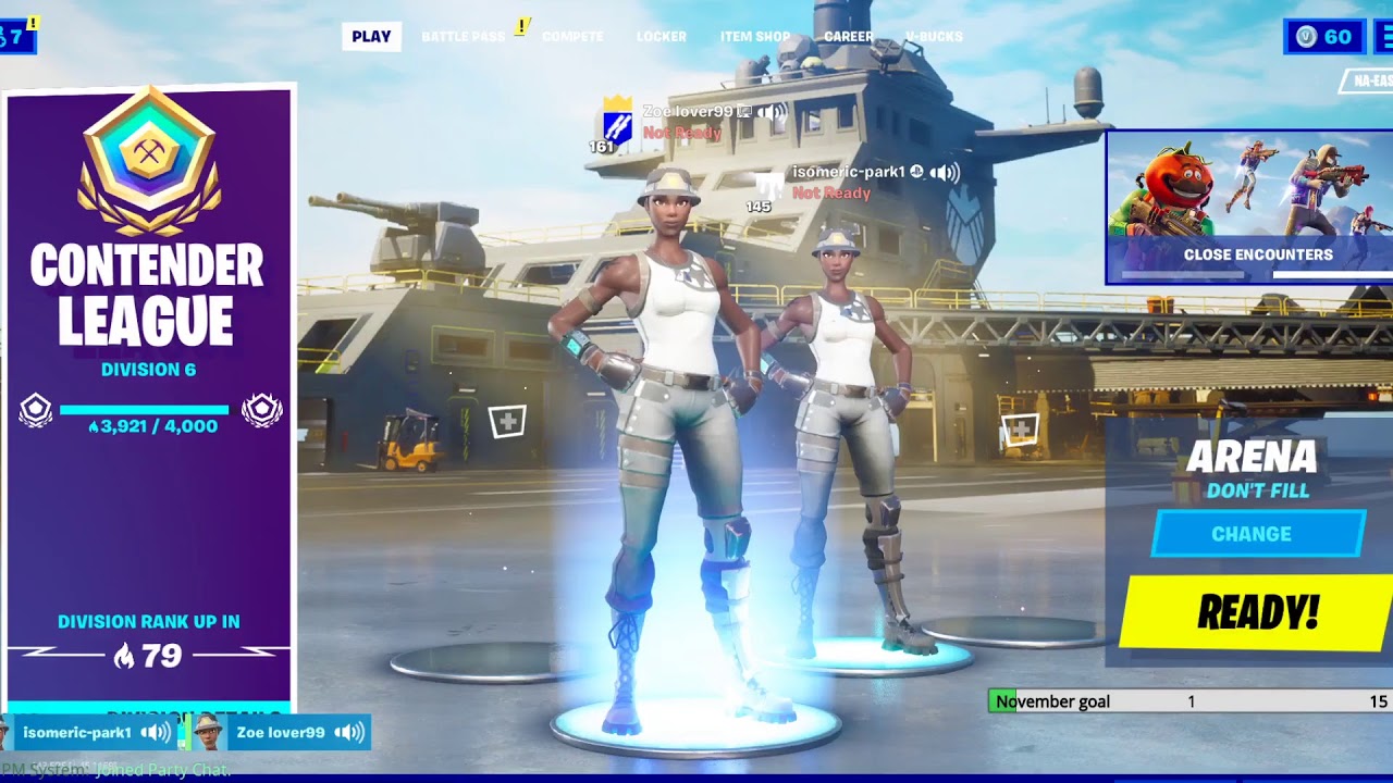 playing arena duos div 7 - YouTube