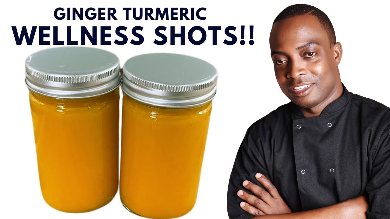 Ginger turmeric wellness shots!! - YouTube