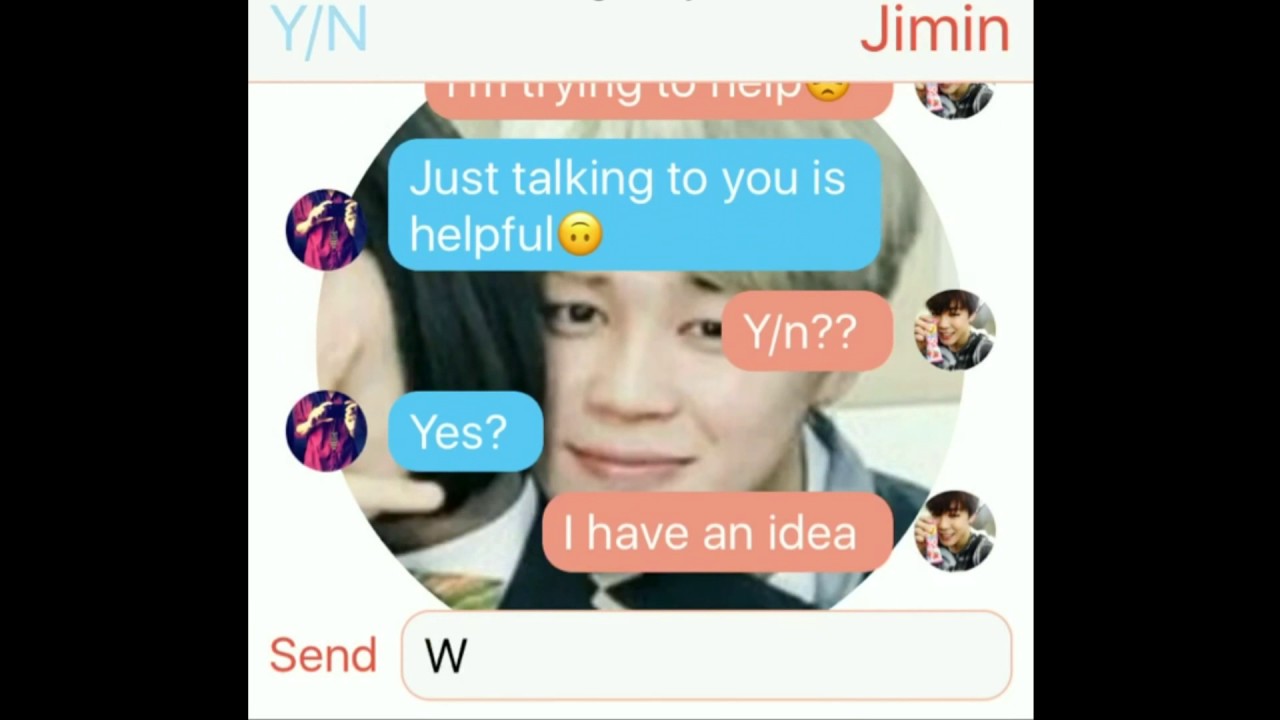 BTS Jimin Imagine - Texting on your period - YouTube
