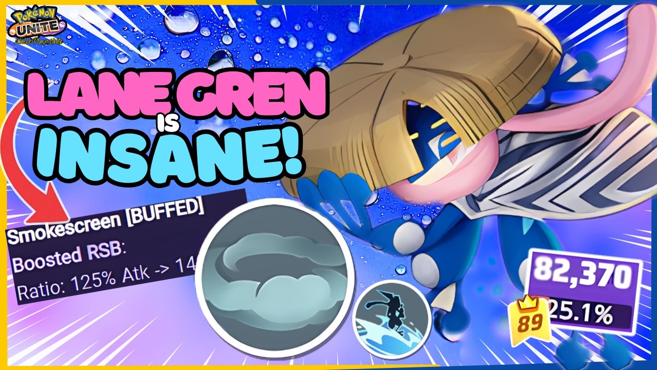GRENINJA Is TOP PICKED For A Reason! | Pokemon Unite - YouTube