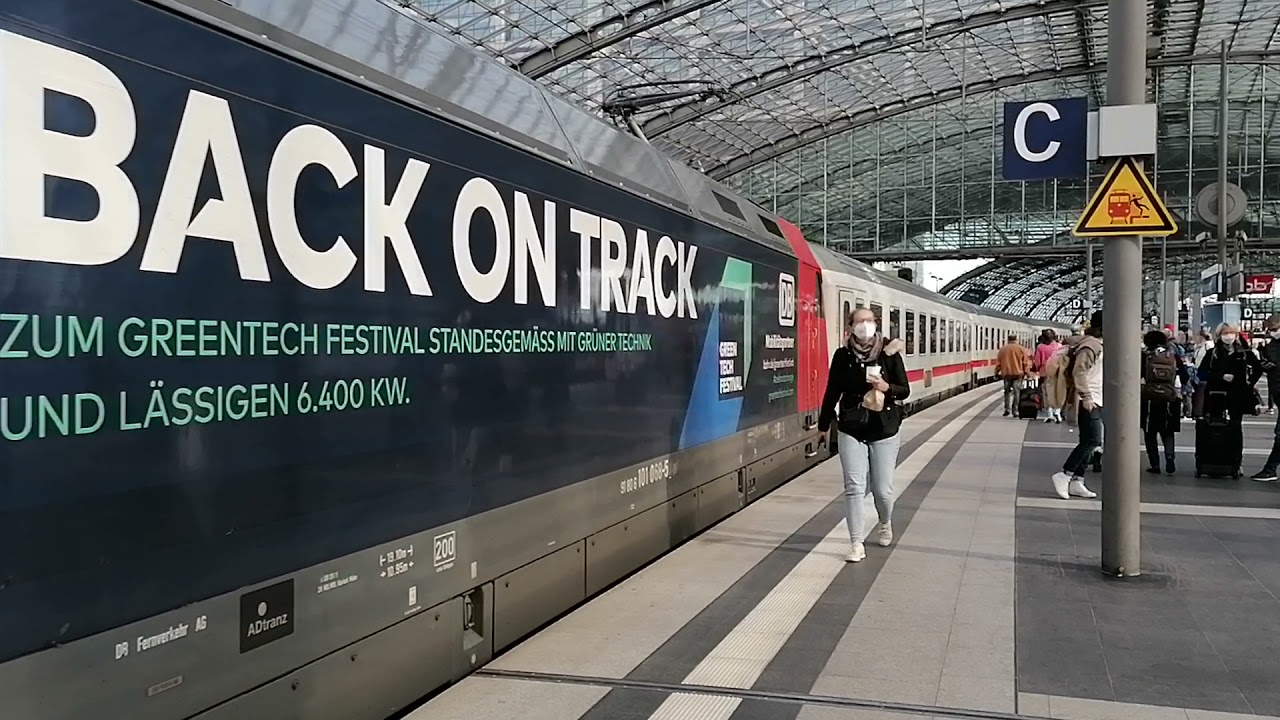 Departure IC 144 to Amsterdam Centraal [Berlin Hauptbahnhof] - YouTube