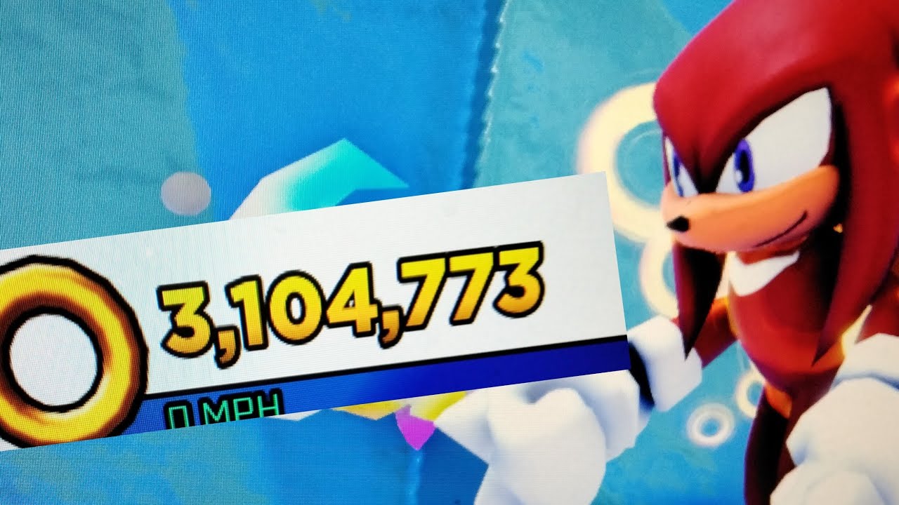 Reaching 3 Million Rings in Sonic Speed Simulator - YouTube