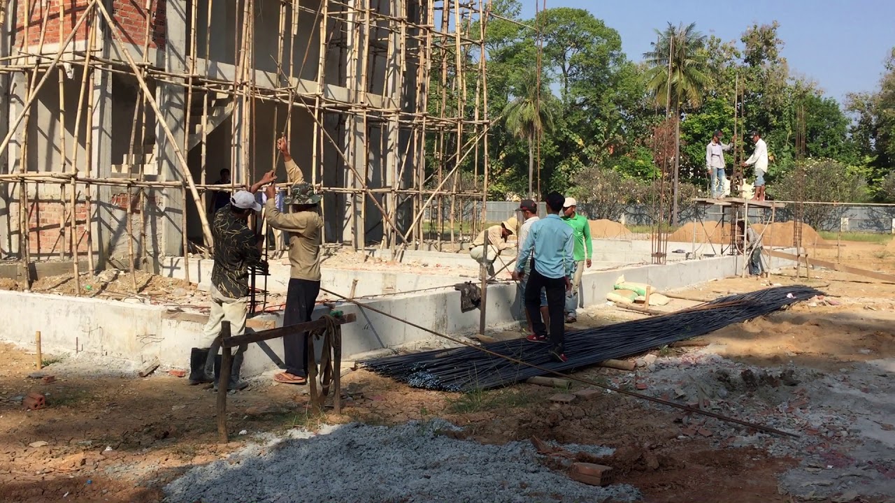 How to installation Column Re bar, Reabar Column Installation - YouTube