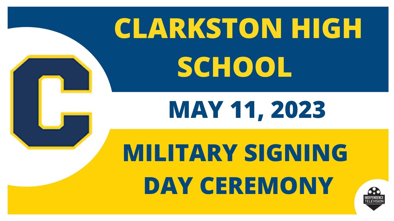 Military Signing Day Ceremony - YouTube