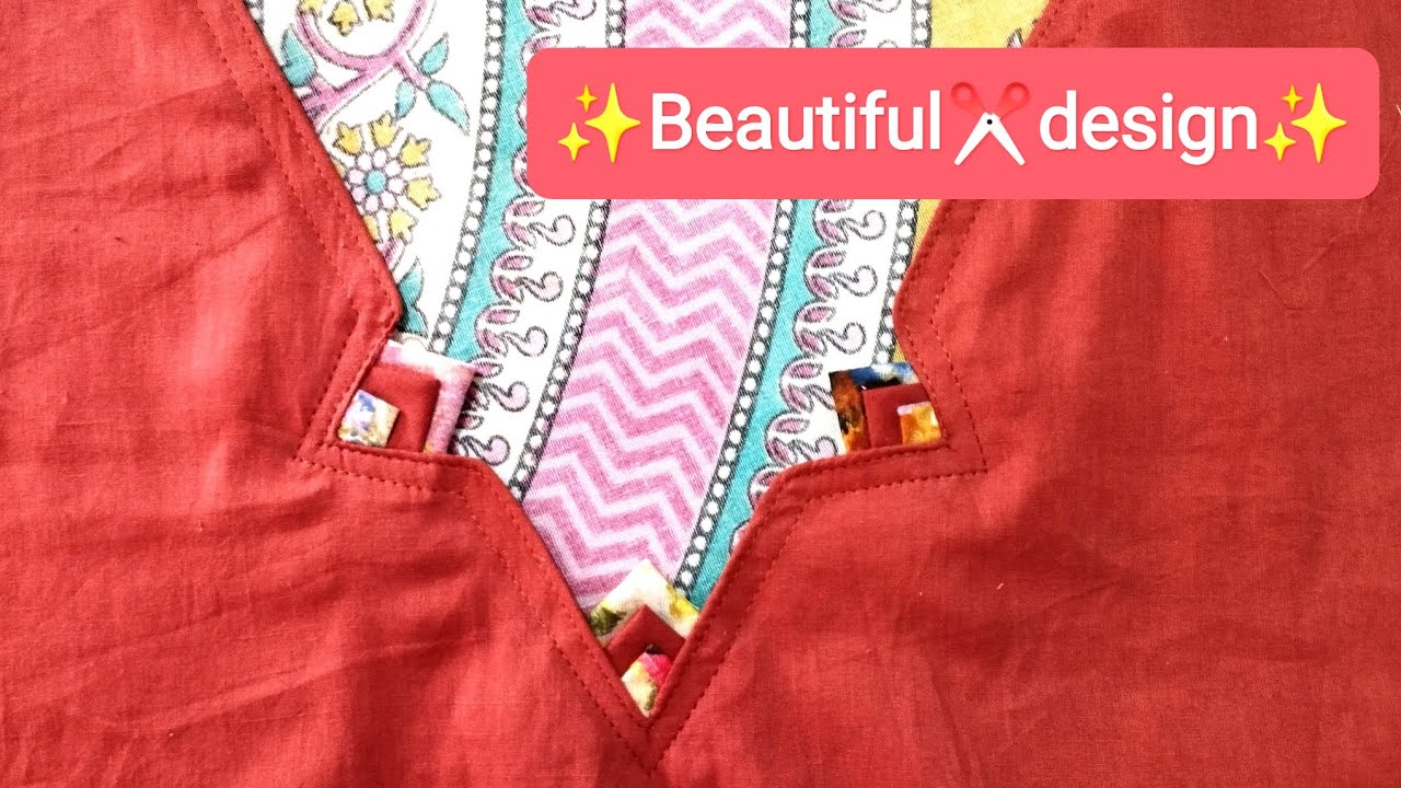 beautiful neck design for sewing lovers| beautiful cutting and ...