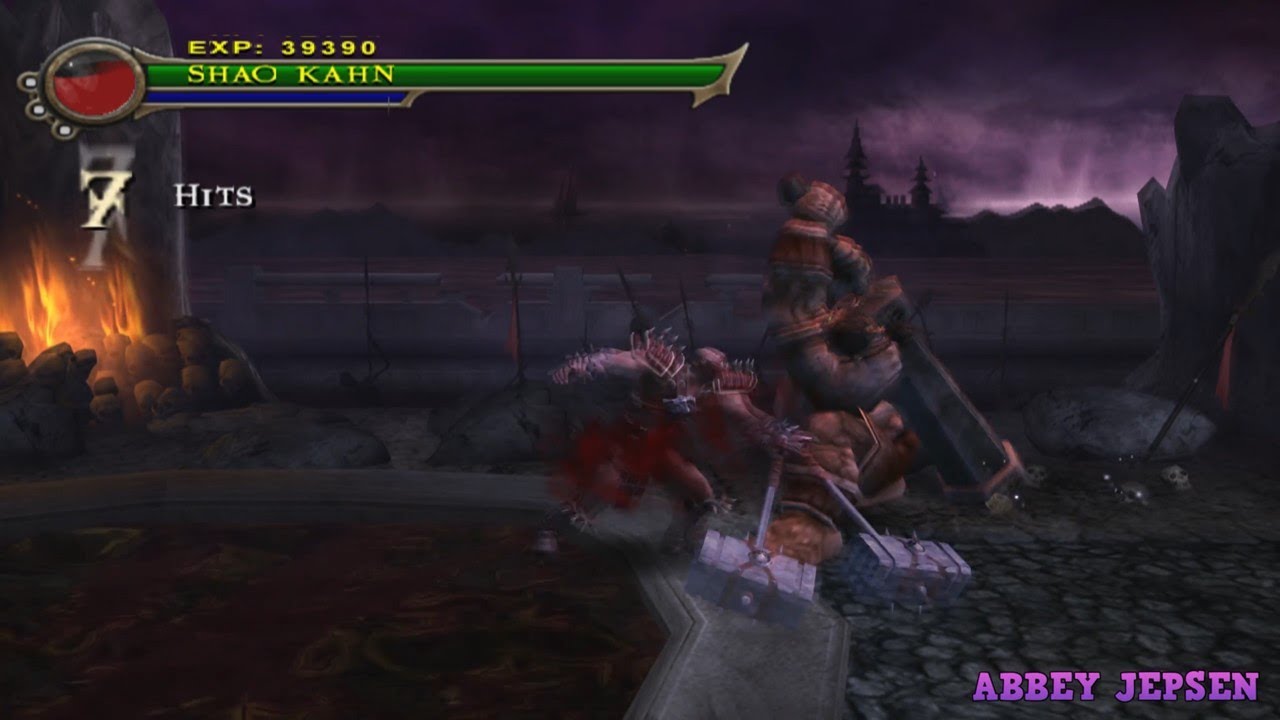 Mortal Kombat Shaolin Monks - Shao Kahn vs Oni Warlord - Wasteland ...