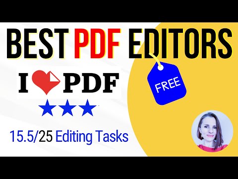 How to Use Free I ❤️ PDF Editor Tutorial & Review || ILovePDF.com
