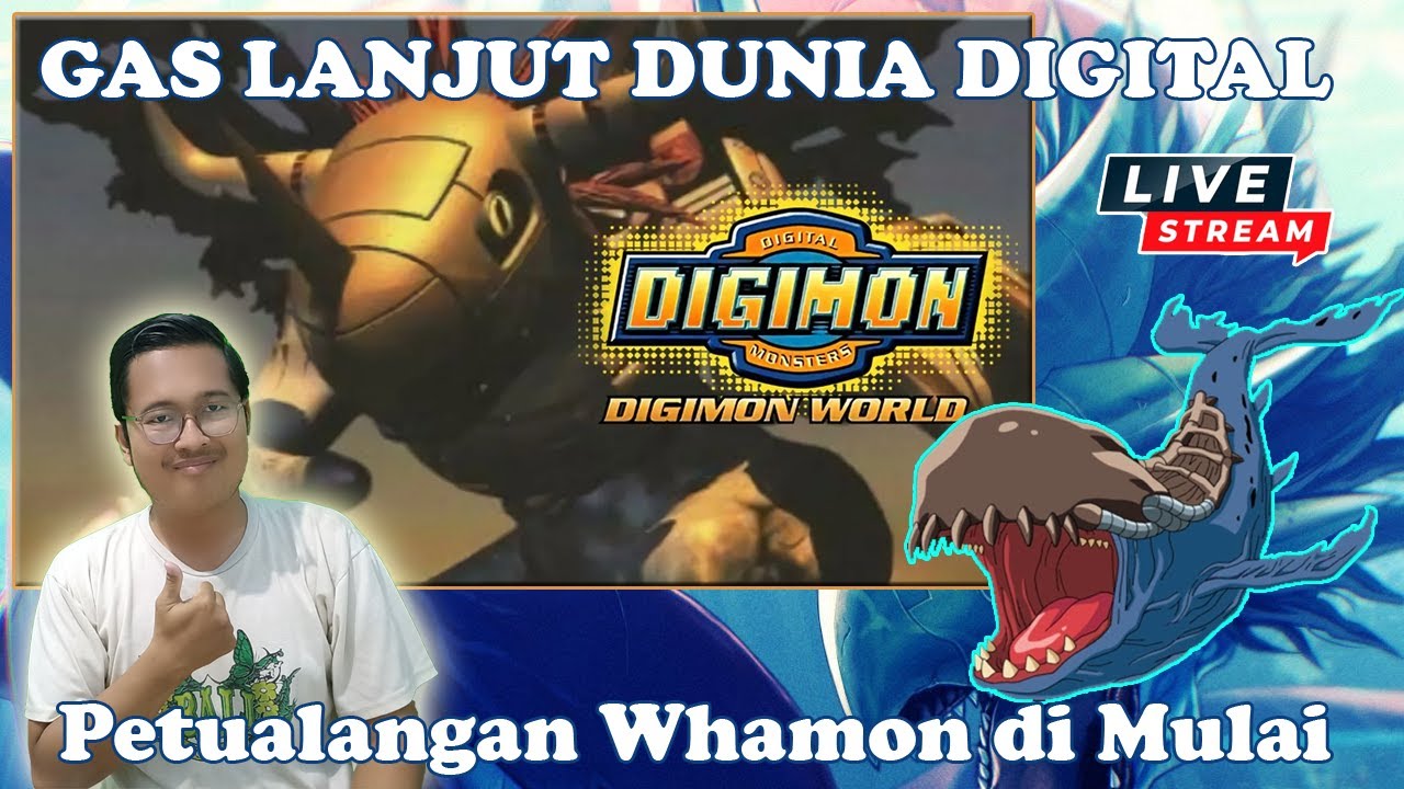🔴 LIVE DIGIMON WORLD PS1 - GAS PETUALANGAN WHAMON DI MULAI - YouTube