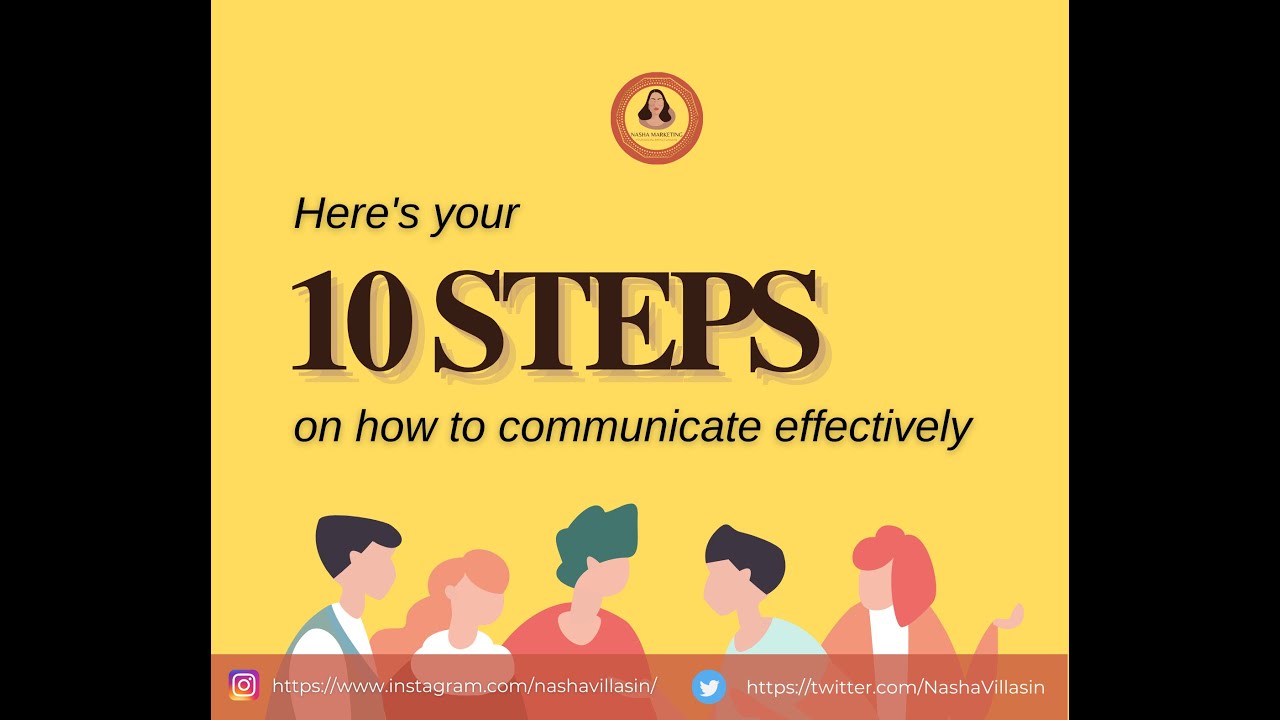 10 Steps on How to Communicate Effectively - YouTube