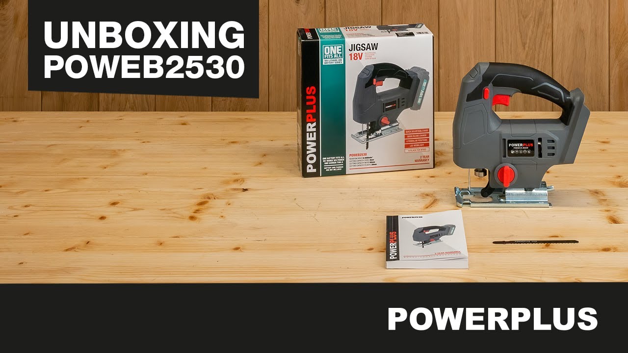 POWERPLUS - Unboxing der POWEB2530 Stichsäge - YouTube