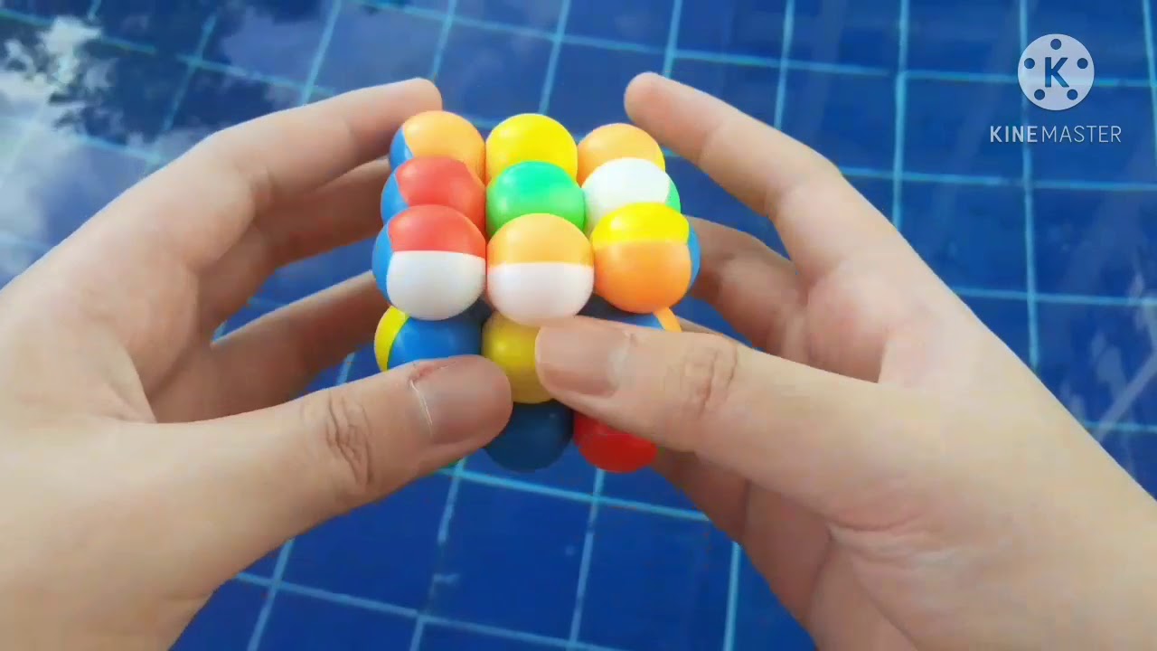 Solving YJ Ball 3x3 in the Swimming Pool - YouTube