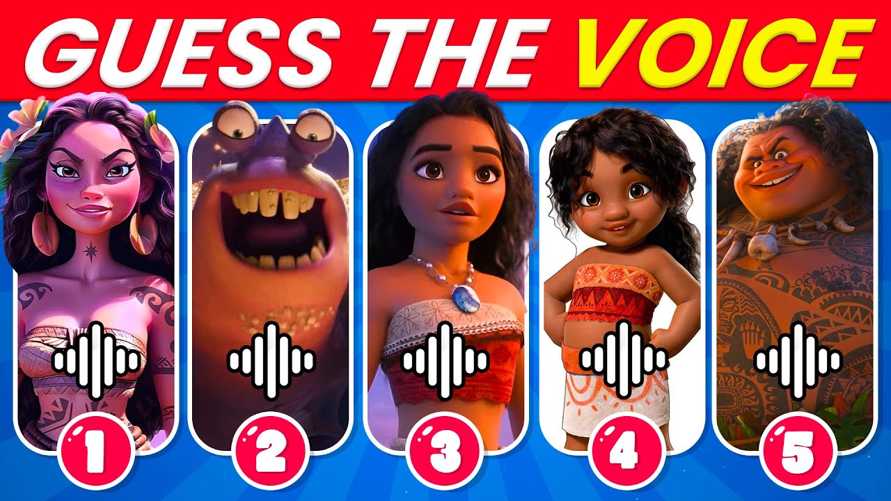 Guess The Moana 2 Characters by Voice 🌊🏝️🌺 | Disney | Quiz Dino - YouTube