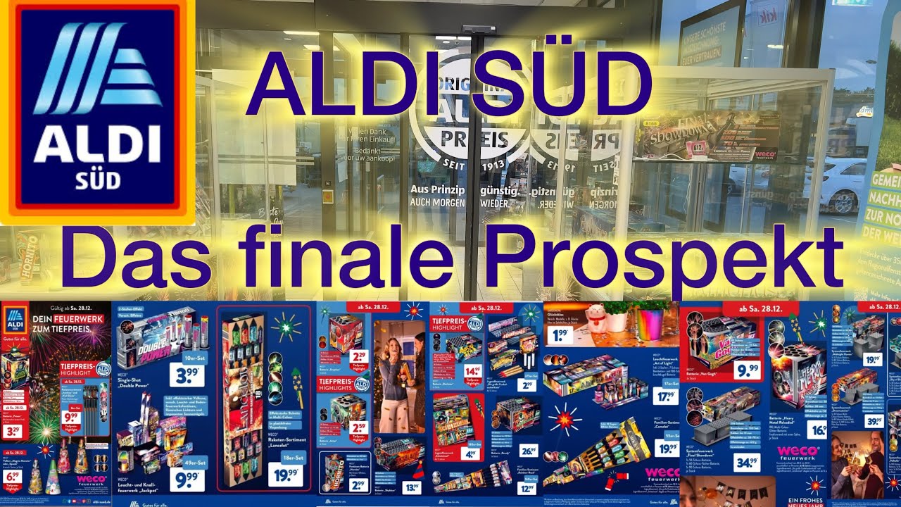 Das finale ALDI SÜD Prospekt - YouTube