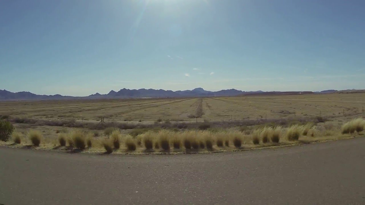 Arizona State Route 85 South Highway to Gila Bend, Arizona, 24 April ...