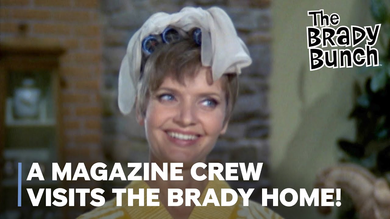 Magazine Crew Invades the Brady Home! - YouTube