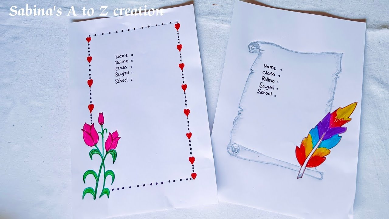 Border design | Assignment front page design | front page design for ...