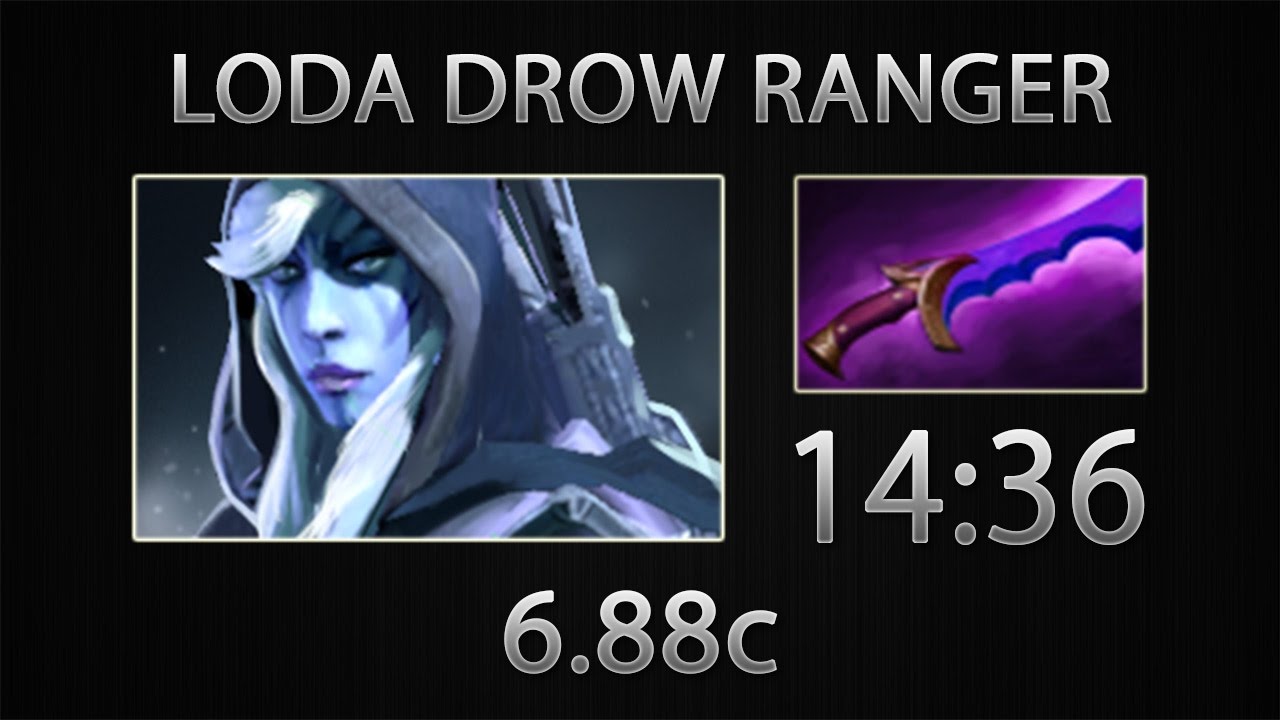 Dota 2 Drow Ranger Fast Farm - Loda - Shadow Blade - 14:36 [6.88c ...
