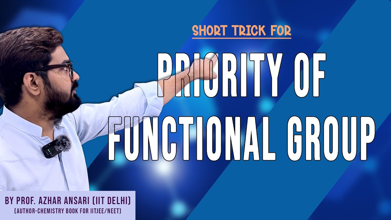 Priority Order of All Functional Groups | IIT JEE & NEET | Curious ...