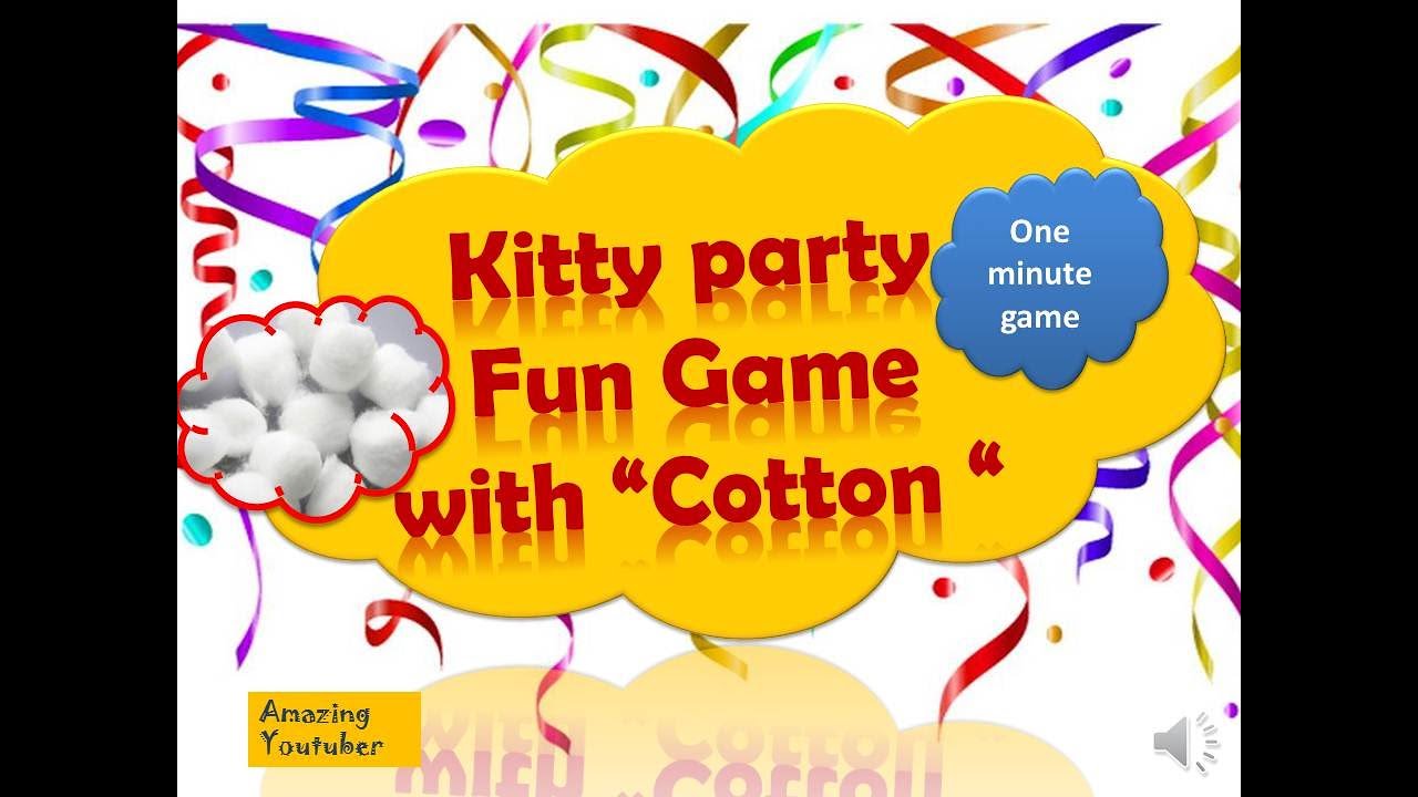 One Minute Game For Ladies Kitty Party/ Fun Game/ Minute to win Game ...