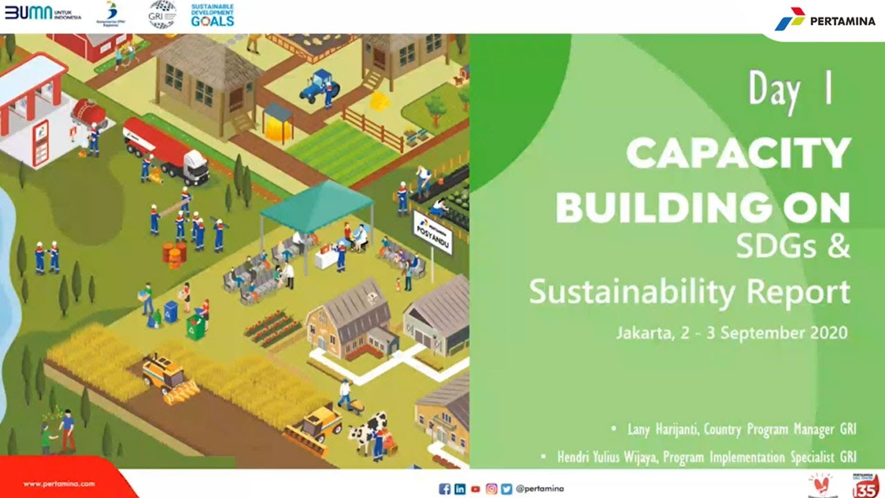 Pertamina Gelar Capacity Building on SDGs & Sustainability Report - YouTube