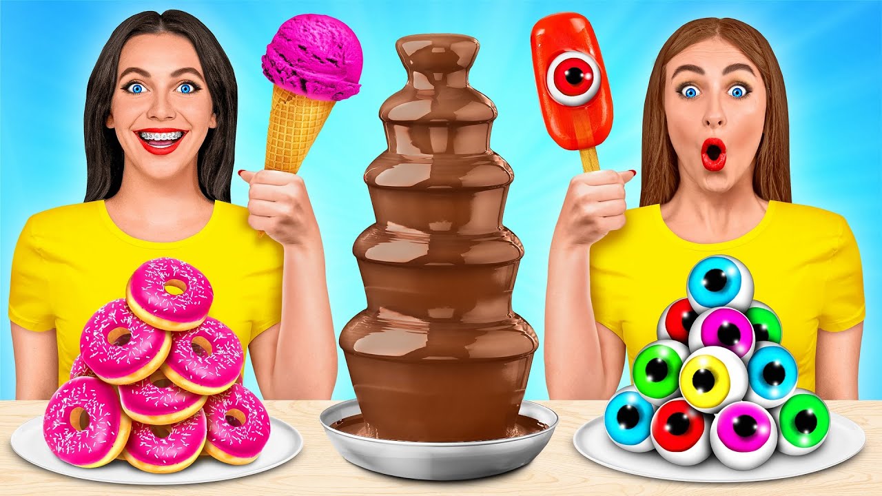 Шоколадное фондю Челлендж #4 | Шоколадный Фонтан от Multi DO Food ...