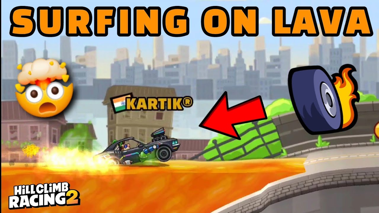 MUSCLE CAR SURFING ON LAVA 🤯 IN LAVA CITY MAP COMMUNITY SHOWCASE - Hill ...