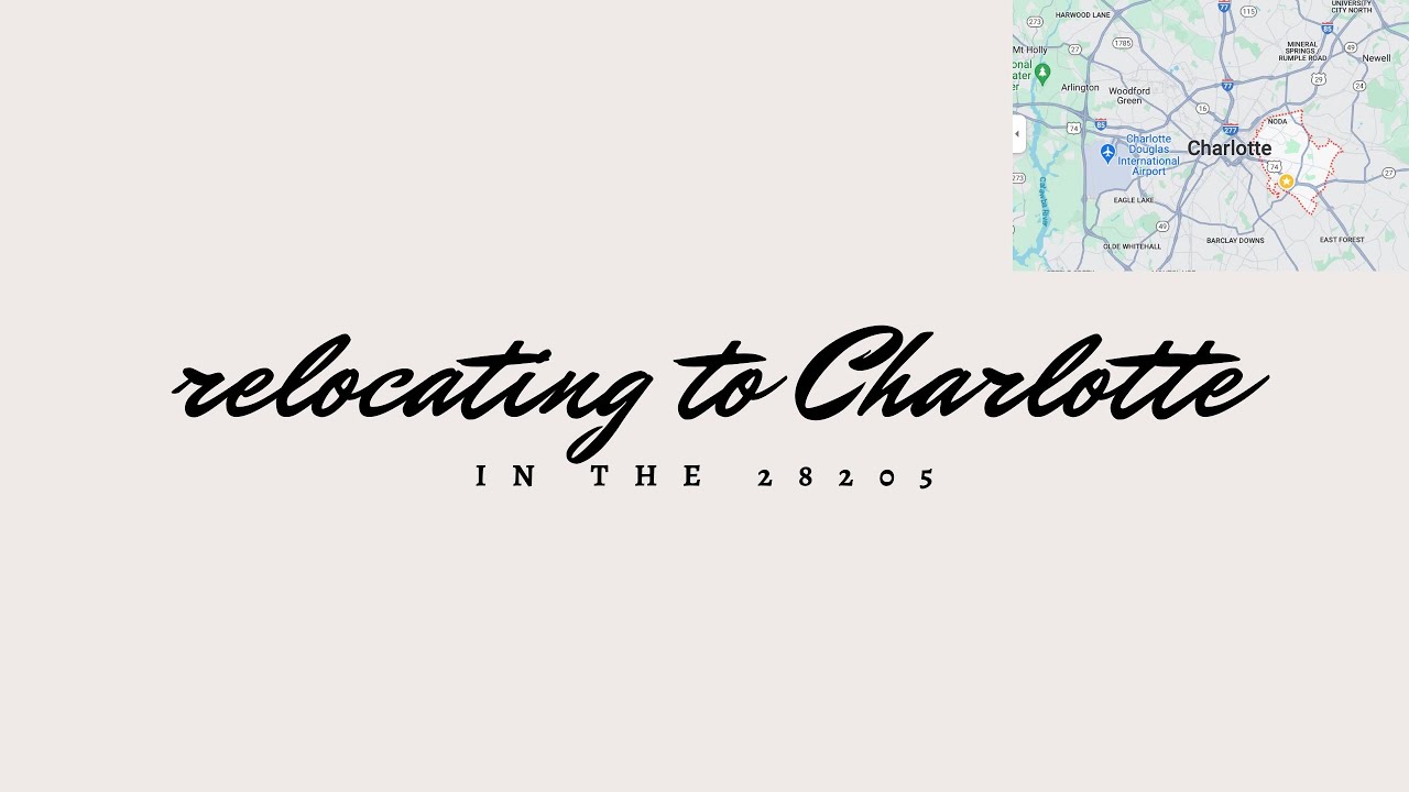 Drive through Charlotte 🚘 Living in Zip Code 28205: Plaza Midwood, NoDa ...