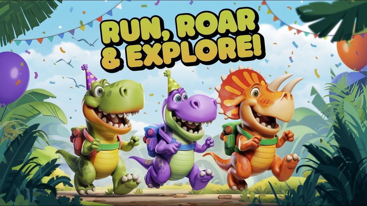 Dino Stomp! 🦖 | Fun Dinosaur Song for Kids | Learn About T-Rex ...