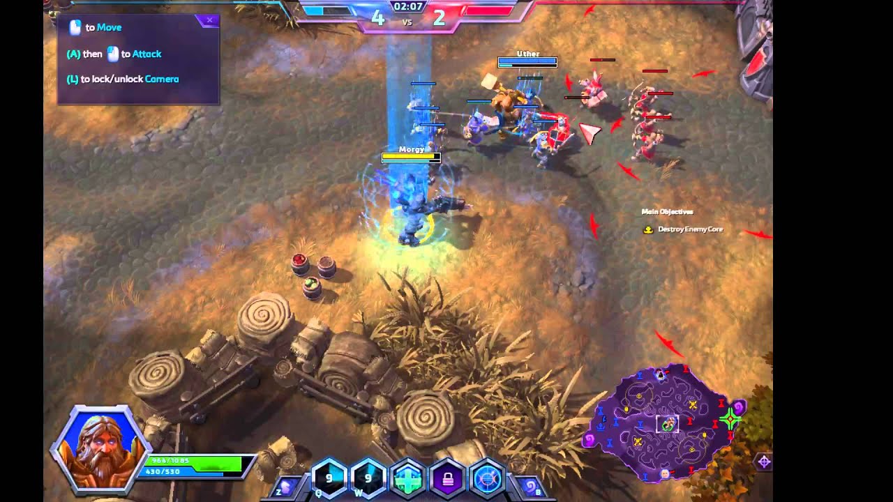 Heroes of the Storm - step 2 - Basics Tutorial - YouTube