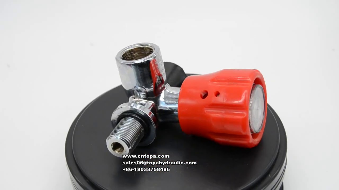 pcp cylinder valve - YouTube