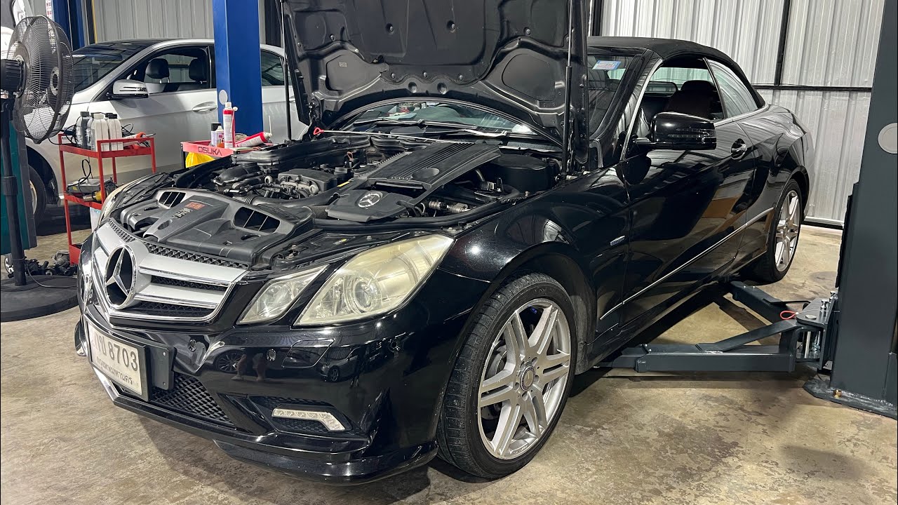 Benz E250 w207 convertible เซอร์วิส ระบบเครื่องยนต์ ช่วงล่าง พร้อมสปาร์ ...