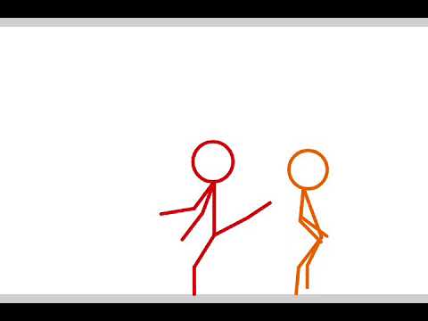 Stickman red orange yellow green blue and purple - YouTube