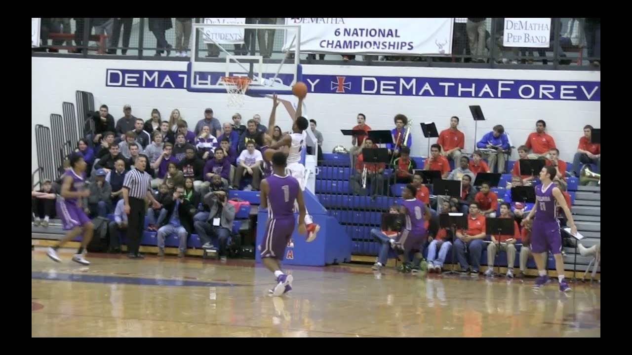 Cap Hoops Play of the Day DeMatha's Terrell Allen - 3-Point play to end ...