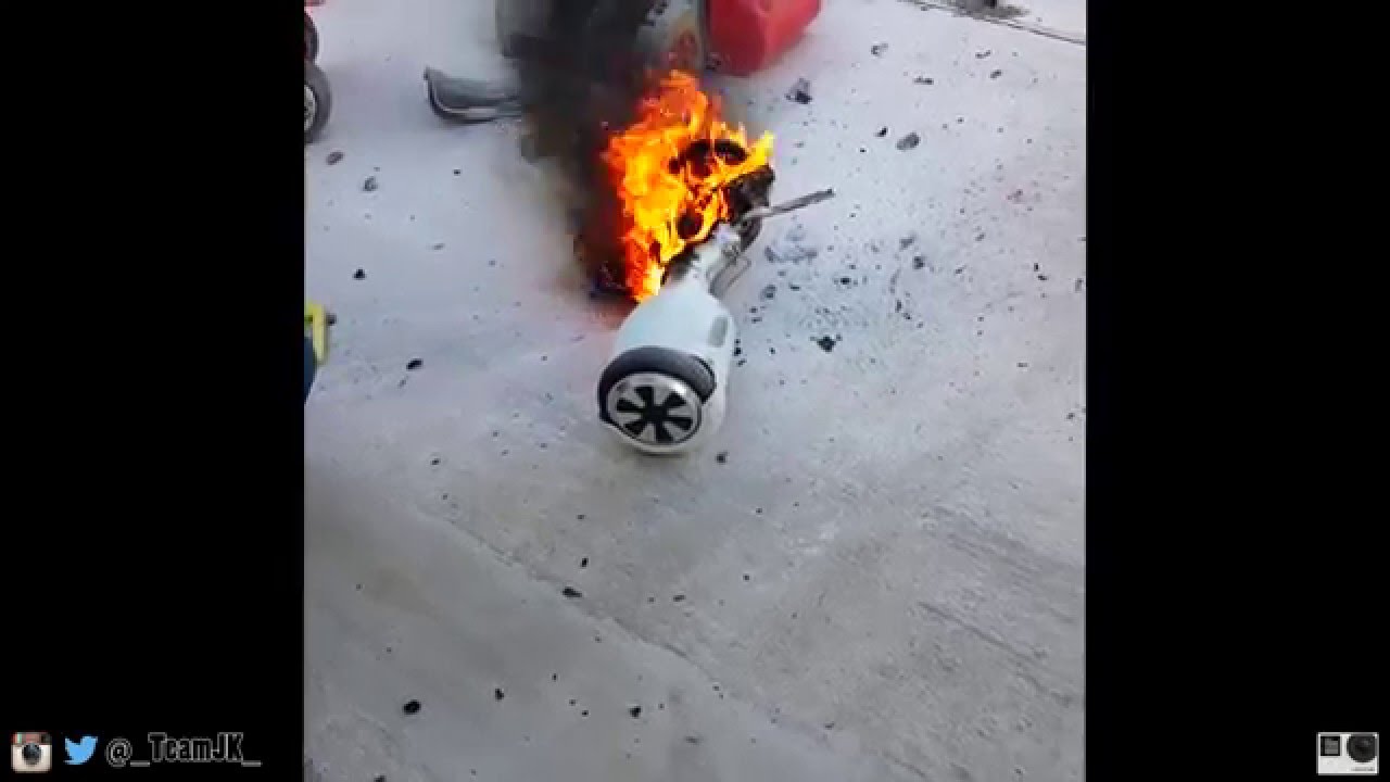 HoverBoard Explodes *NBC News - YouTube